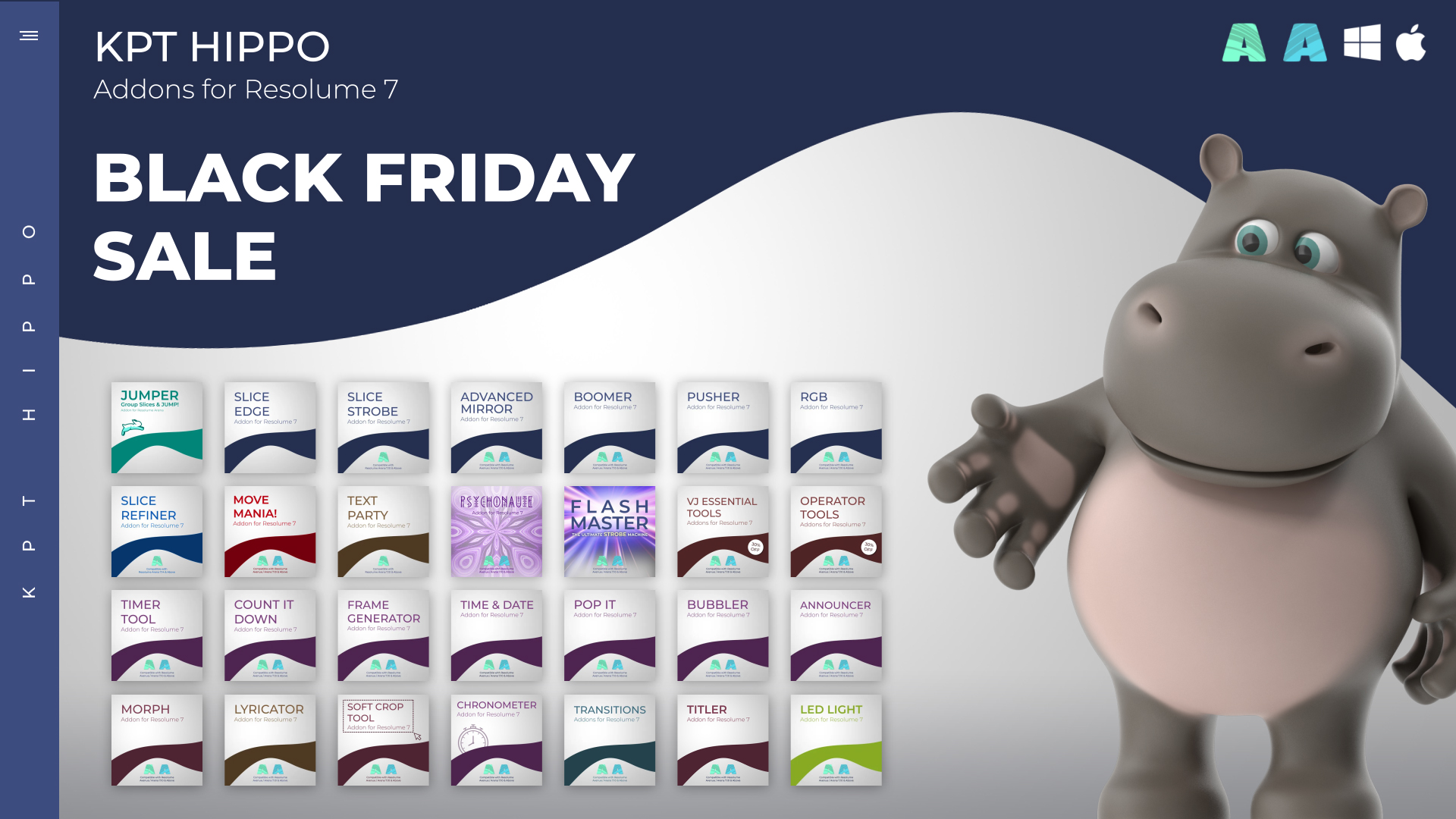 KPT HIPPO - BLACK FRIDAY SALE - KPT Hippo