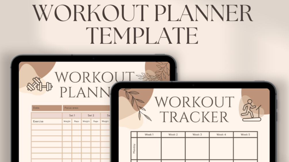 SIVRA Fitness Log: Bold Minimalist Workout Tracker