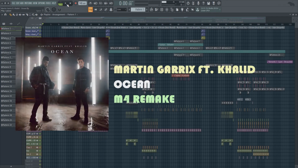 Martin Garrix ft. Khalid - Ocean (FL Studio FULL Remake + FLP ...