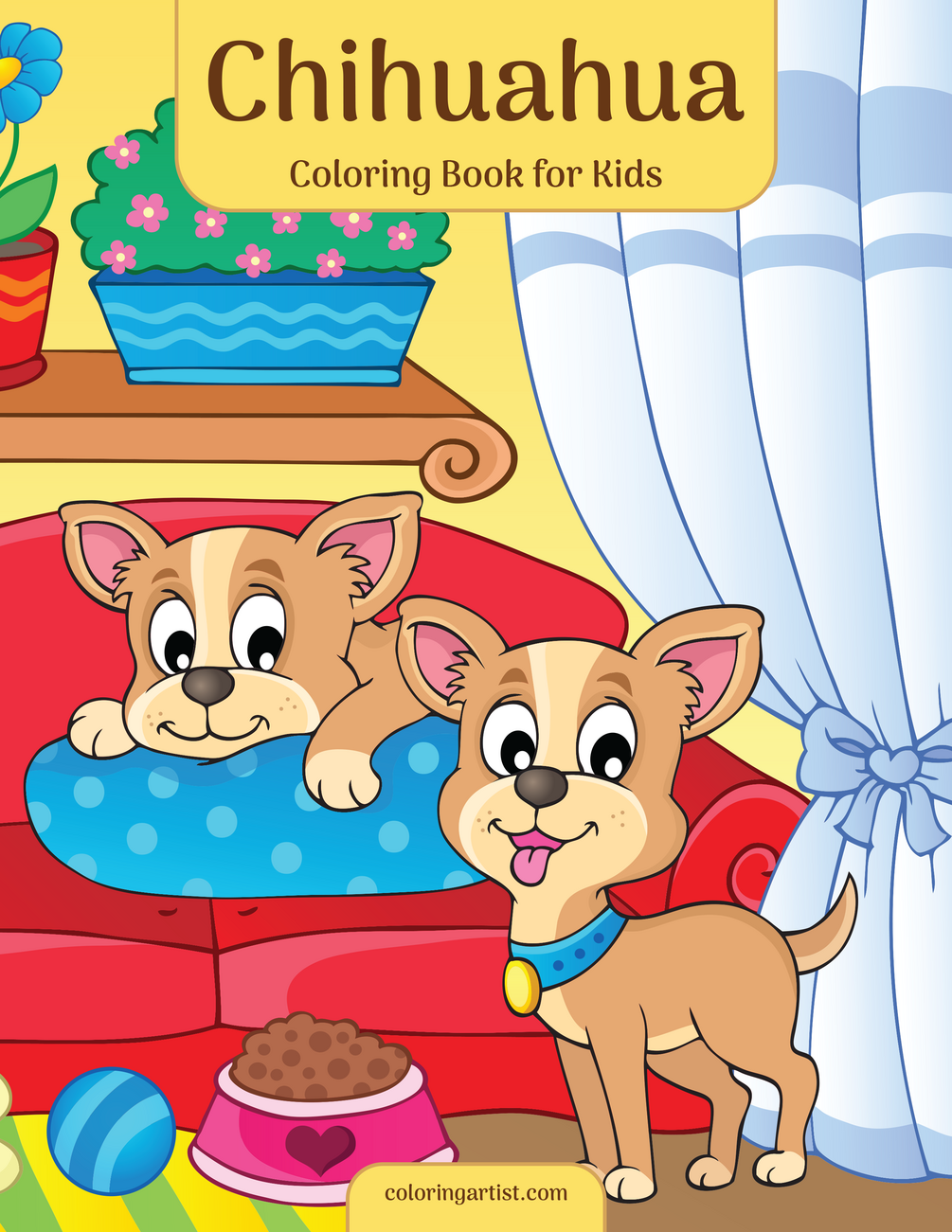 Chihuahua Coloring Book for Kids