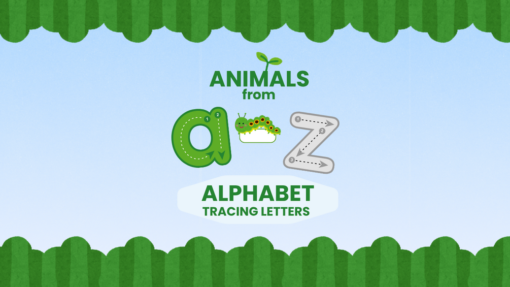 Alphabet Tracing Letter: Animals from A-Z