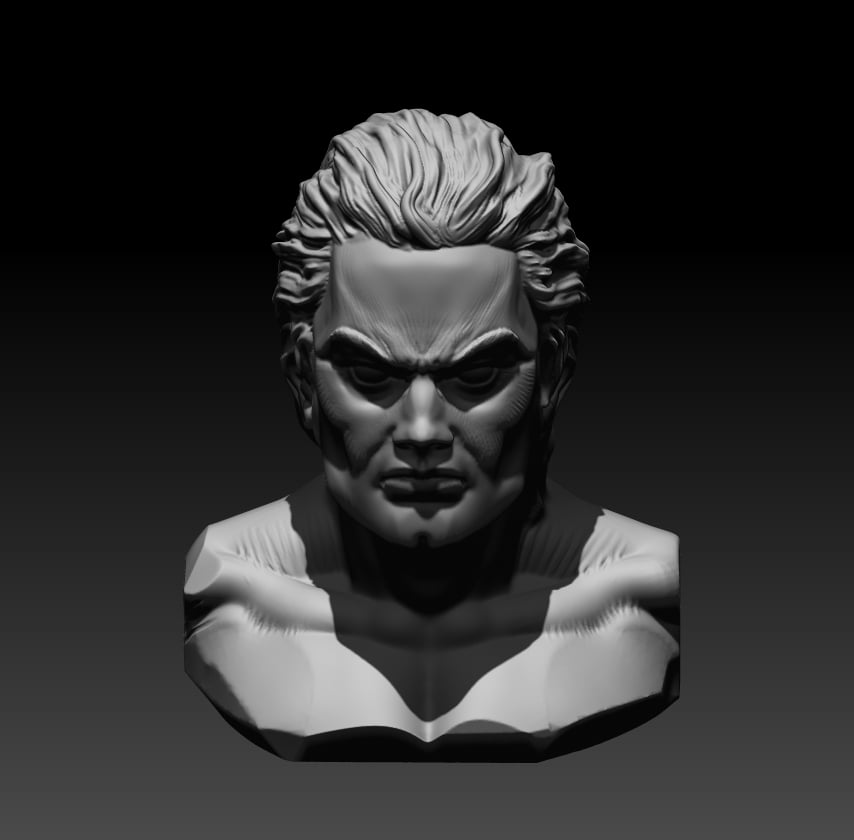 3D Male bust for 3dprint (STL file)