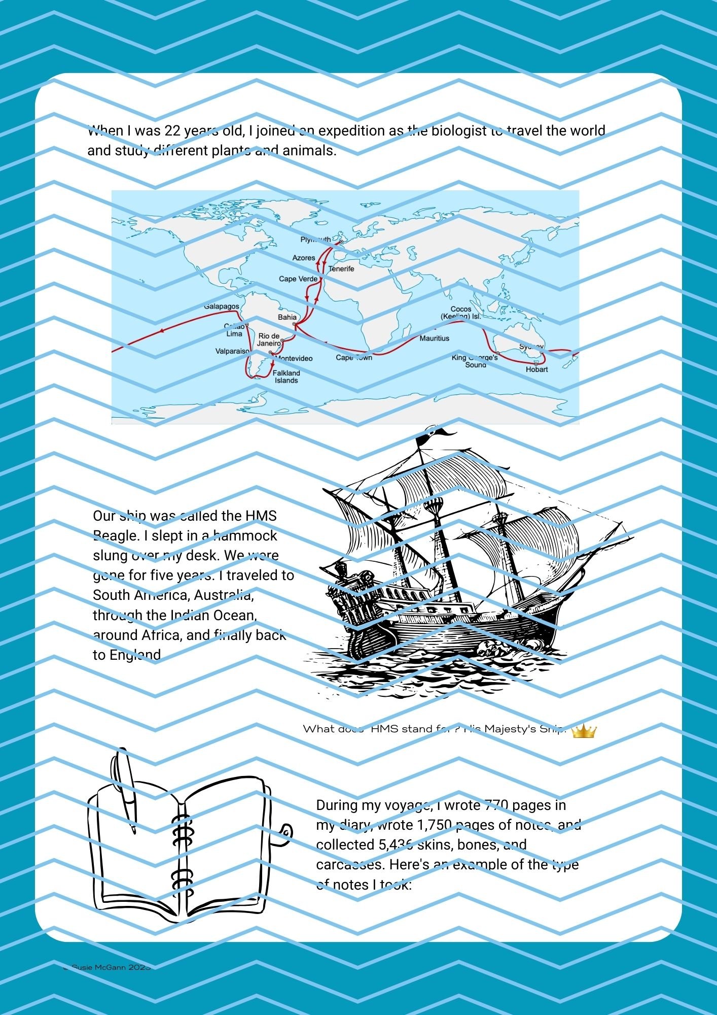 Galápagos Islands Activity Book for Kids