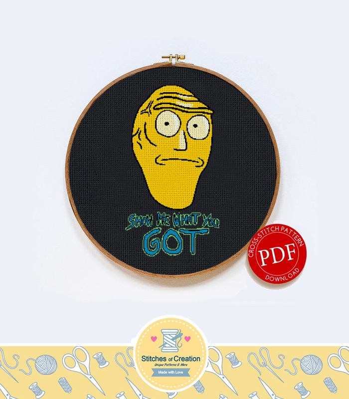 Show Me What You Got Cross Stitch Pattern
