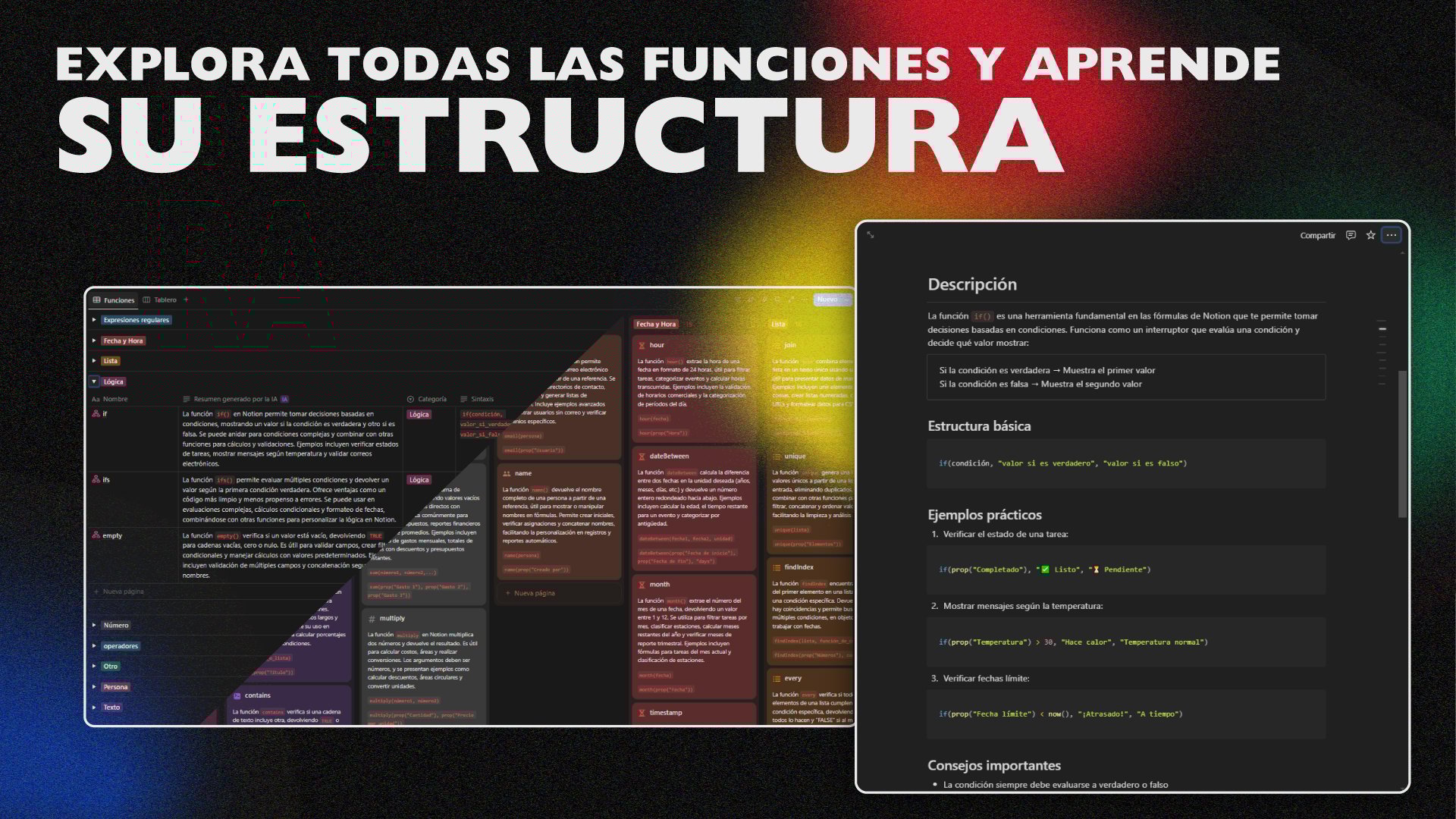 Master Notion Formulas | La Guía Definitiva en Español