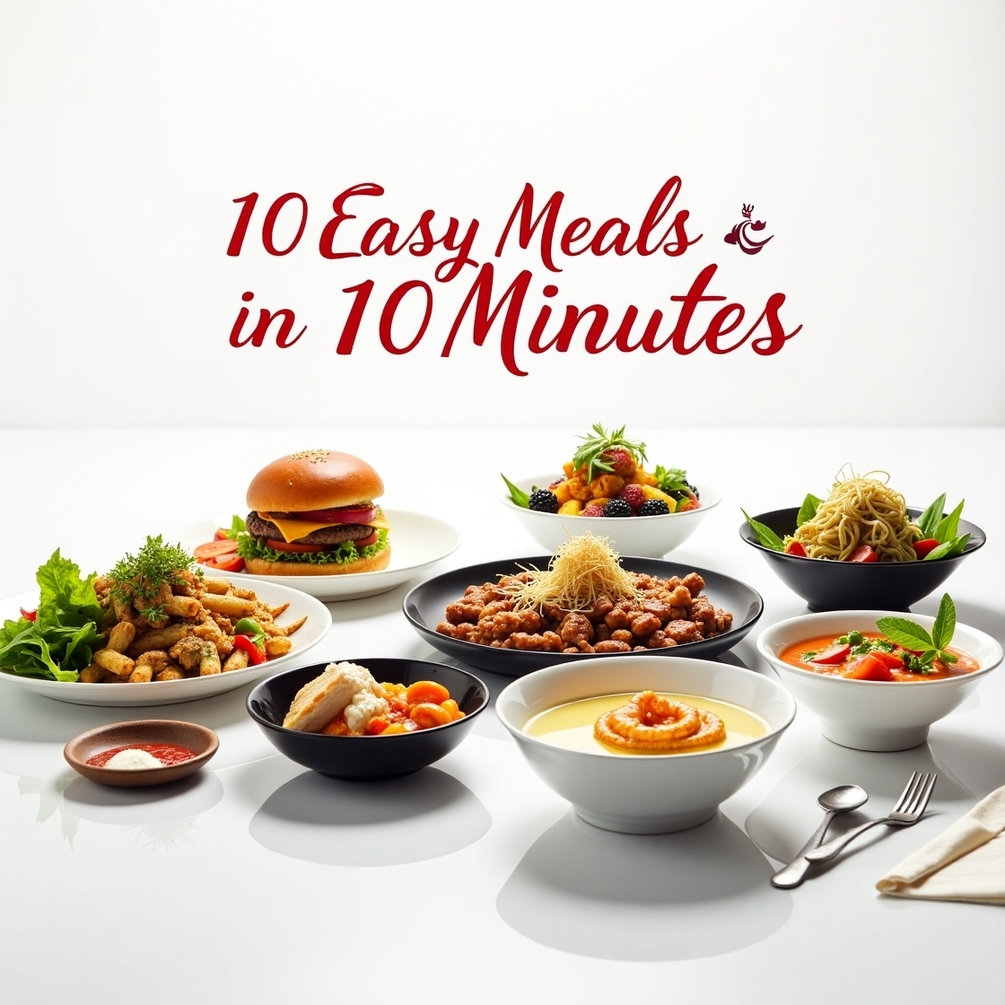 10 easy meals in 10 minutes