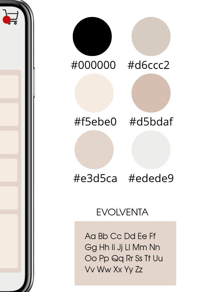 Bakery store mobile app design