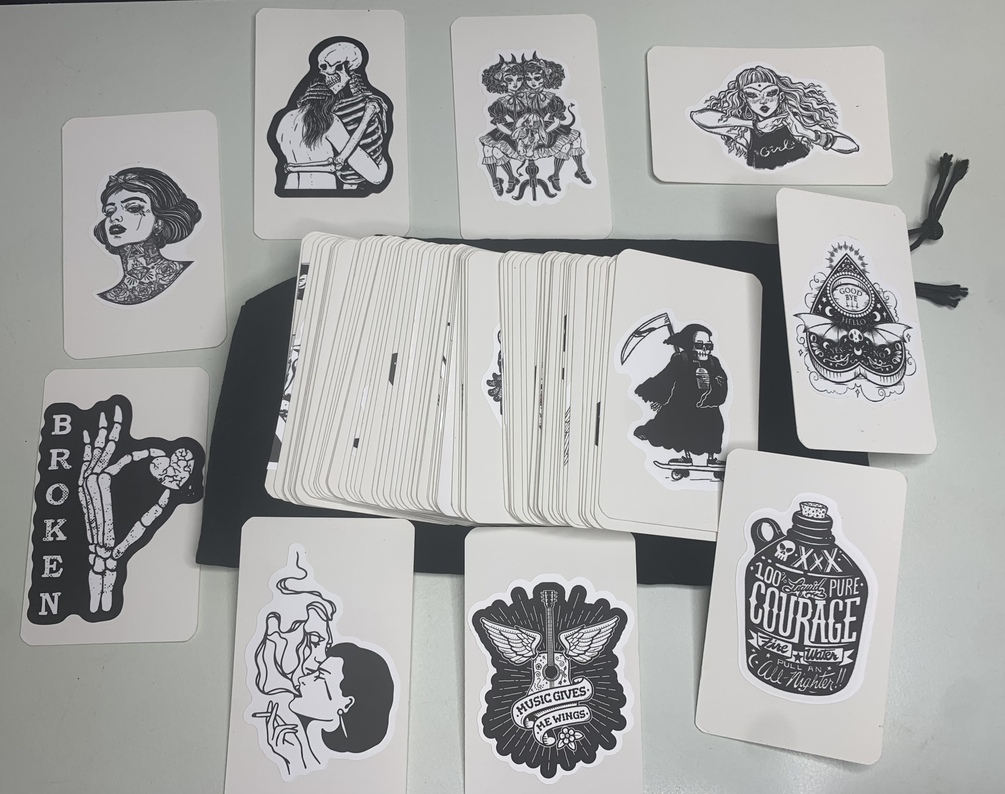Handmade curated tarot/oracle card deck - The Bizarre Deck