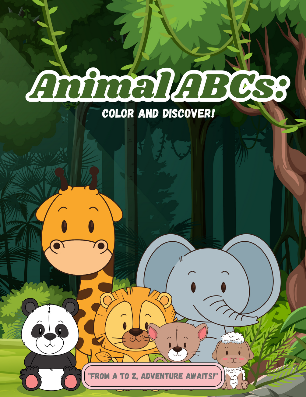 Animal ABCs: Color and Discover!