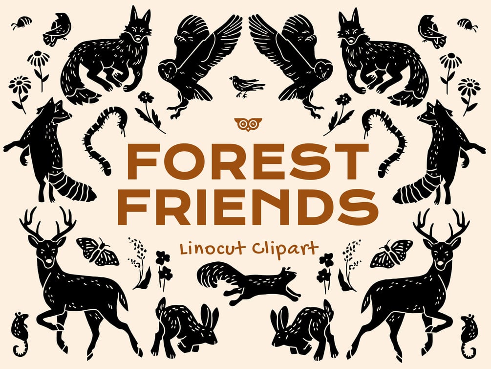 Forest Friends Clipart