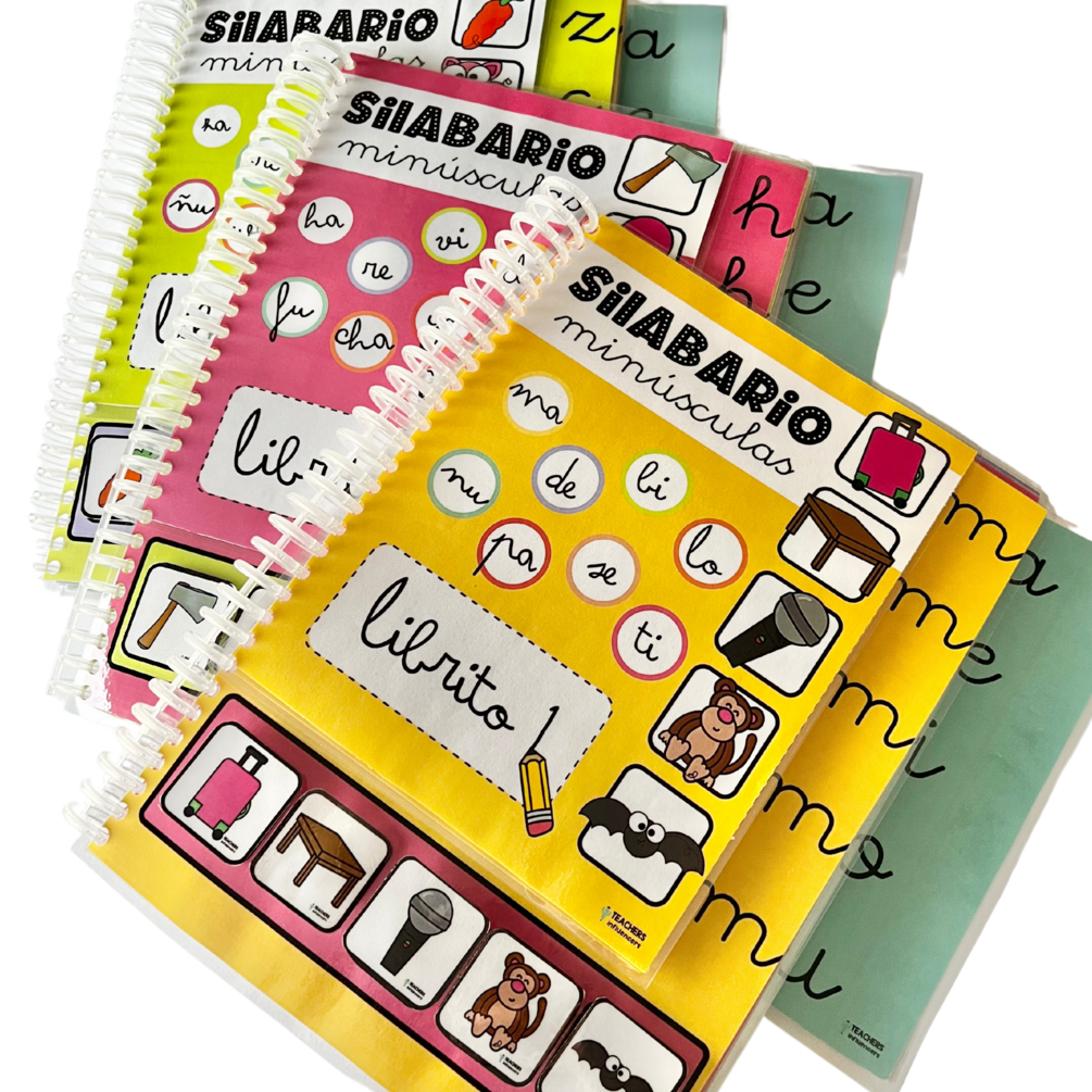 PACK SILABARIOS (3 libros) CASTELLANO