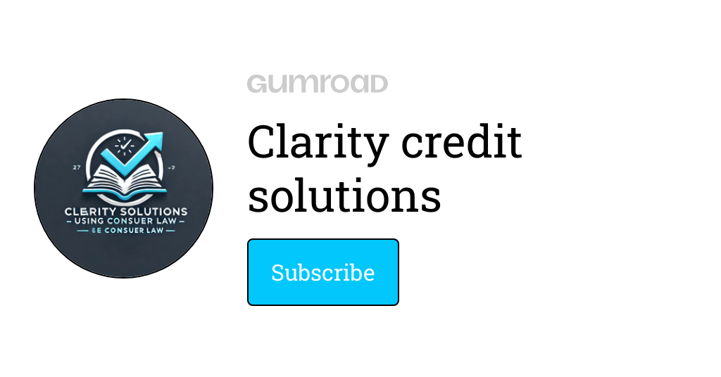 Clarity credit solutions