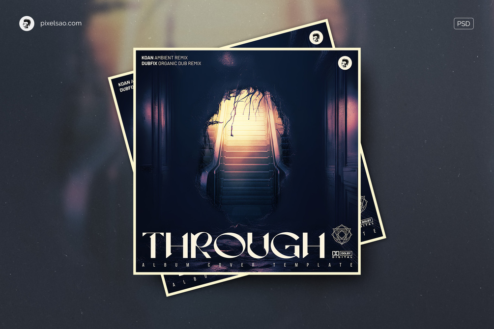 Through – Album Cover Template