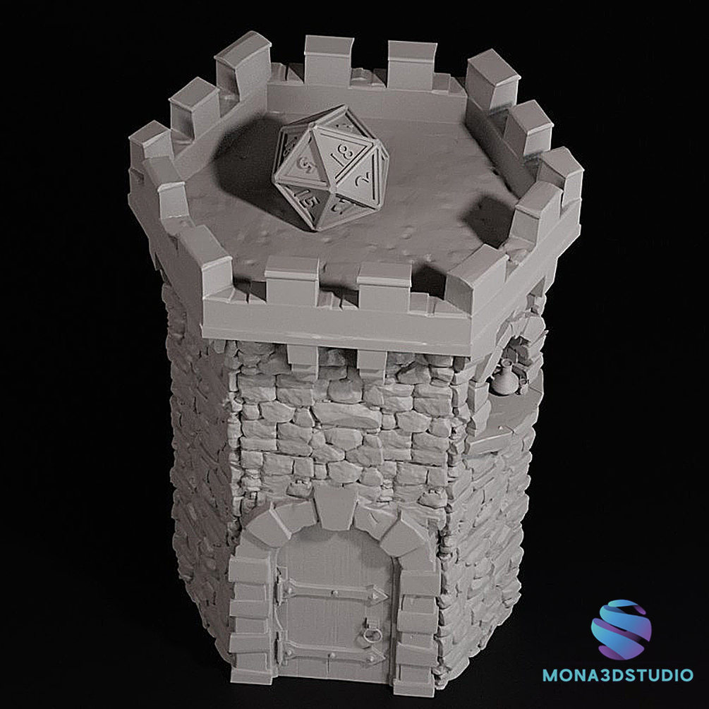 Dice Tower – STL Model for 3D Printing
