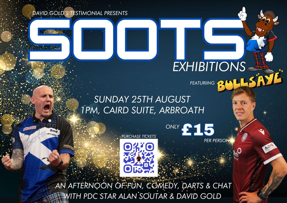 David Gold's Testimonial Presents Soots Exhibition Darts