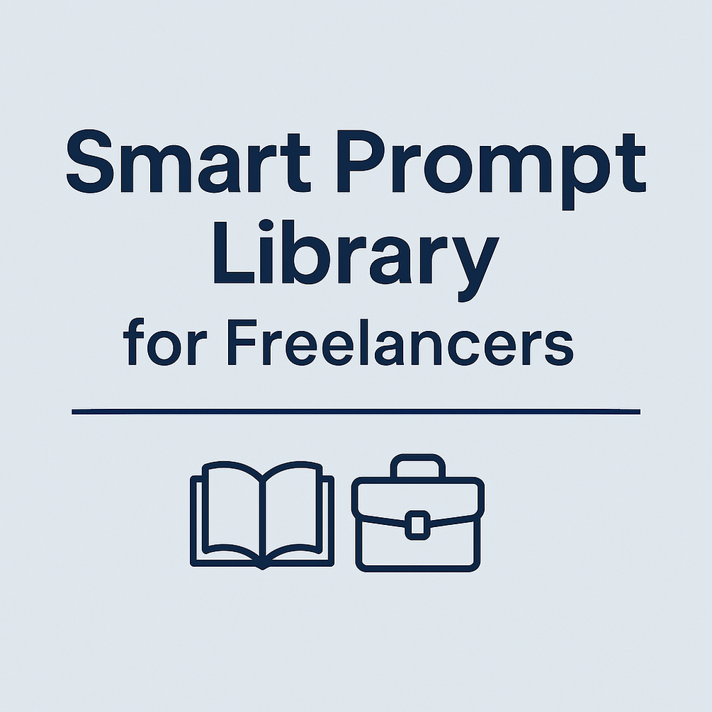 Smart Prompt Library – Freelance Edition👜