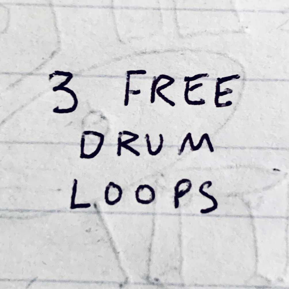 3 FREE DRUM LOOPS