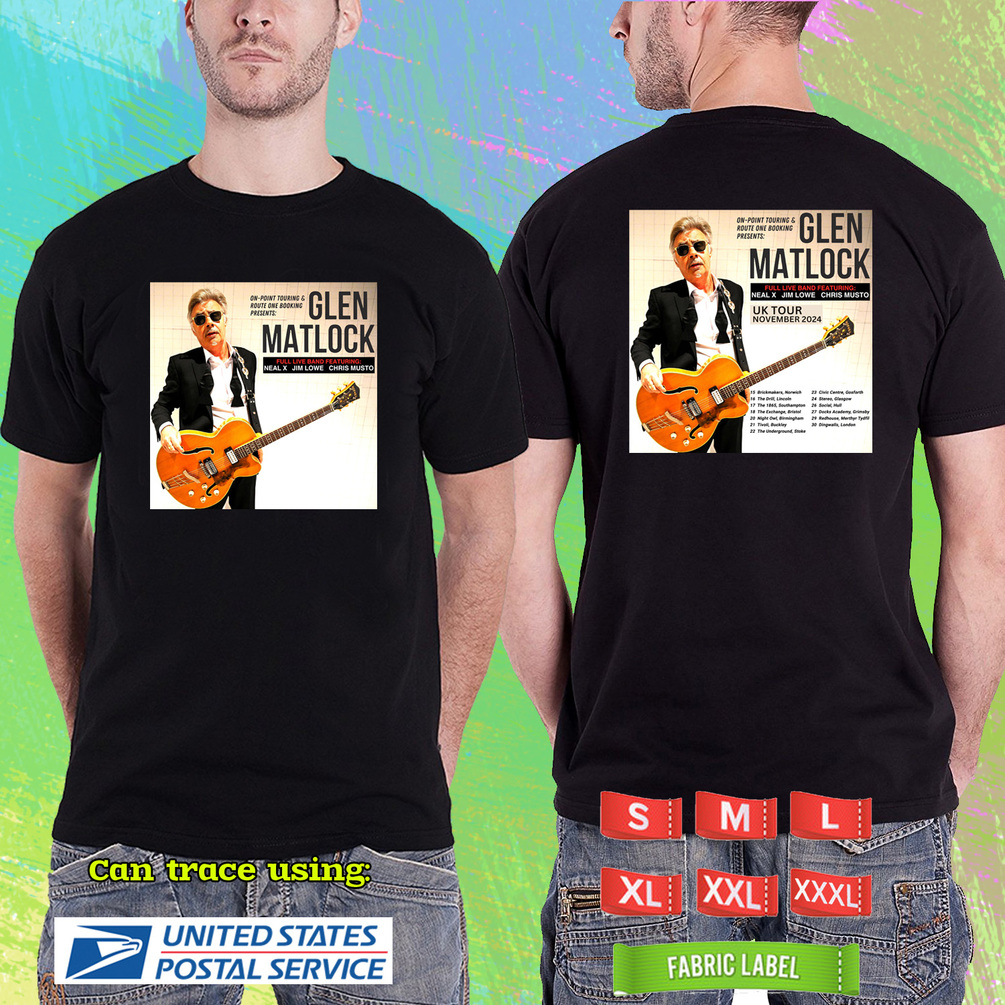 GLEN MATLOCK UNITED KINGDOM NOVEMBER TOUR 2024. GLEN MATLOCK TOUR. GLEN ...