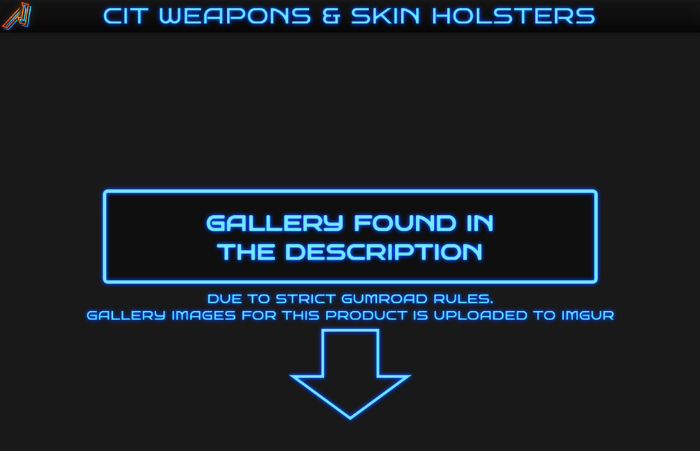 Minecraft — CIT Weapons & Skin Holsters