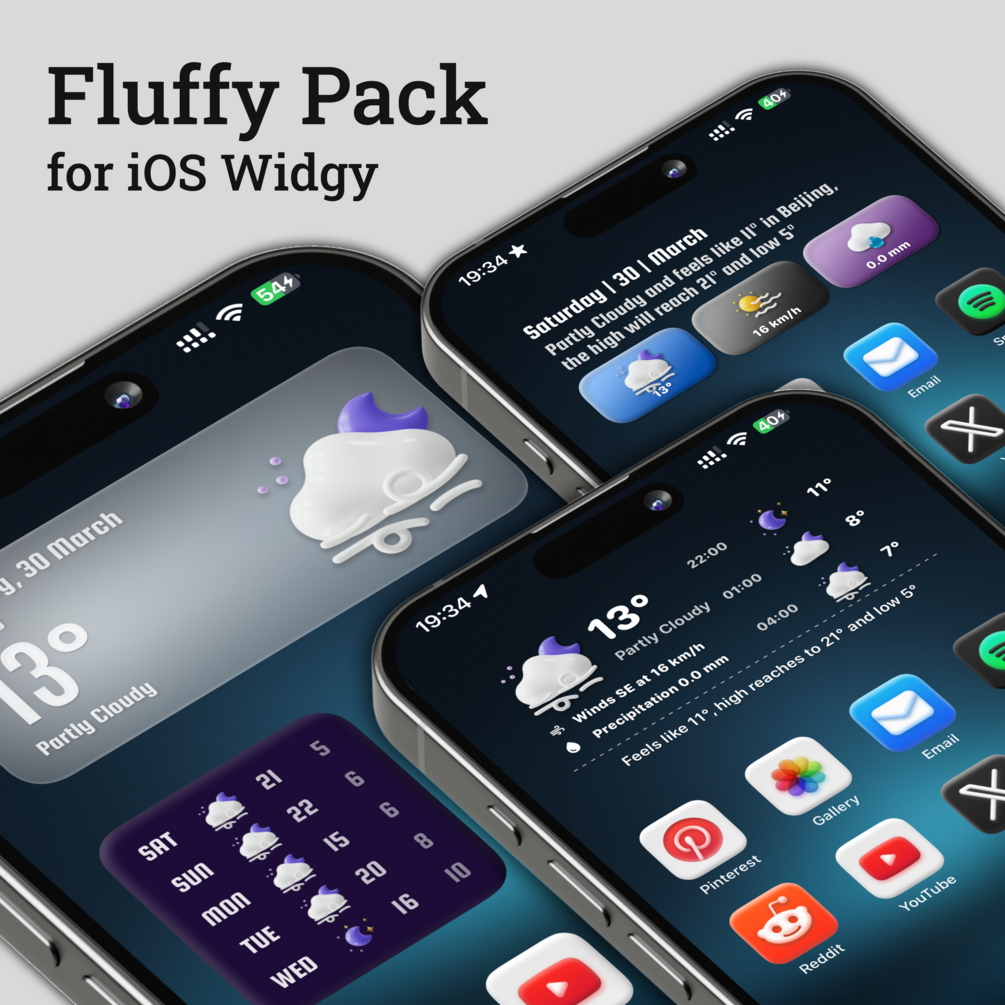 Fluffy Widgy Pack