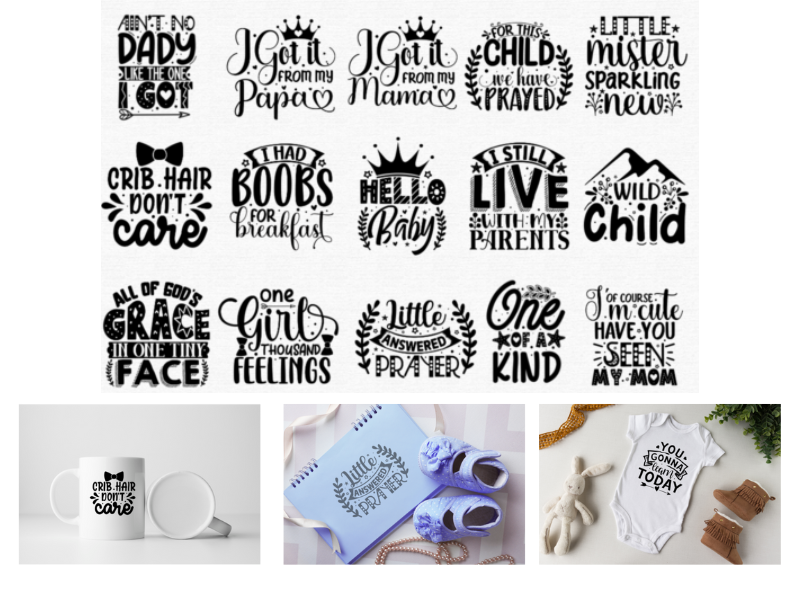 Baby SVG Bundle - Cut File Bundle