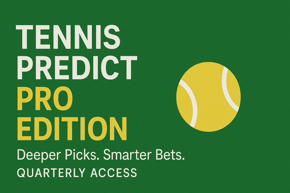 🎾 Tennis Predict – Pro Edition (Lifetime Access)