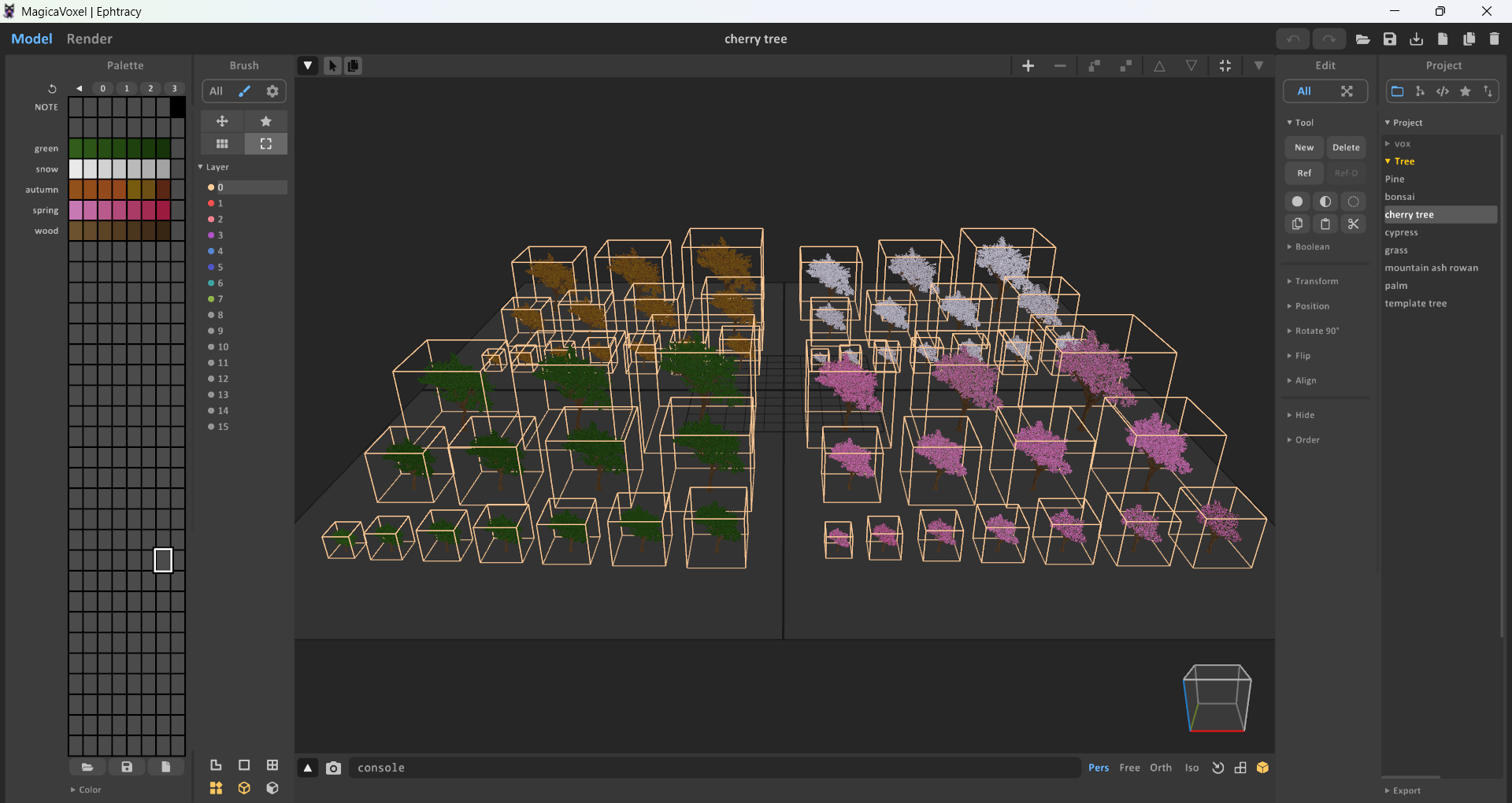 Tree Voxel Package (I) Voxlaky