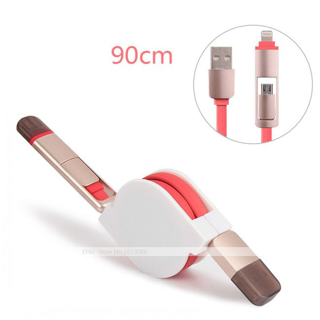 2-in-1 Android/iPhone Charger