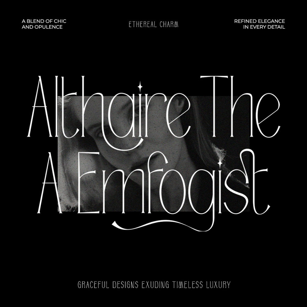 Thania Estrada - Thin Unique Serif Font