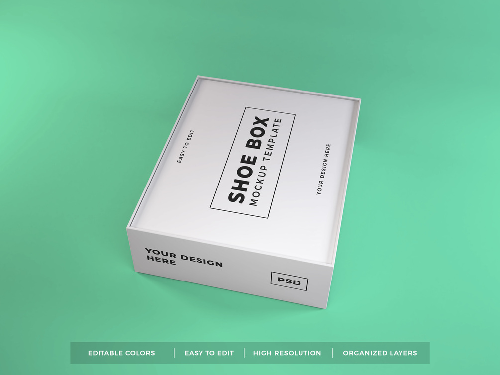 Shoe Box Mockup Vol 1