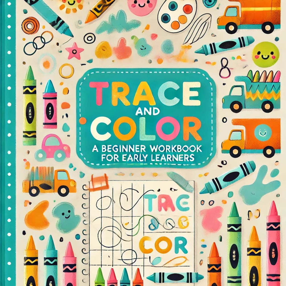 Trace and Color A Beginners Workbook for Early Learners
