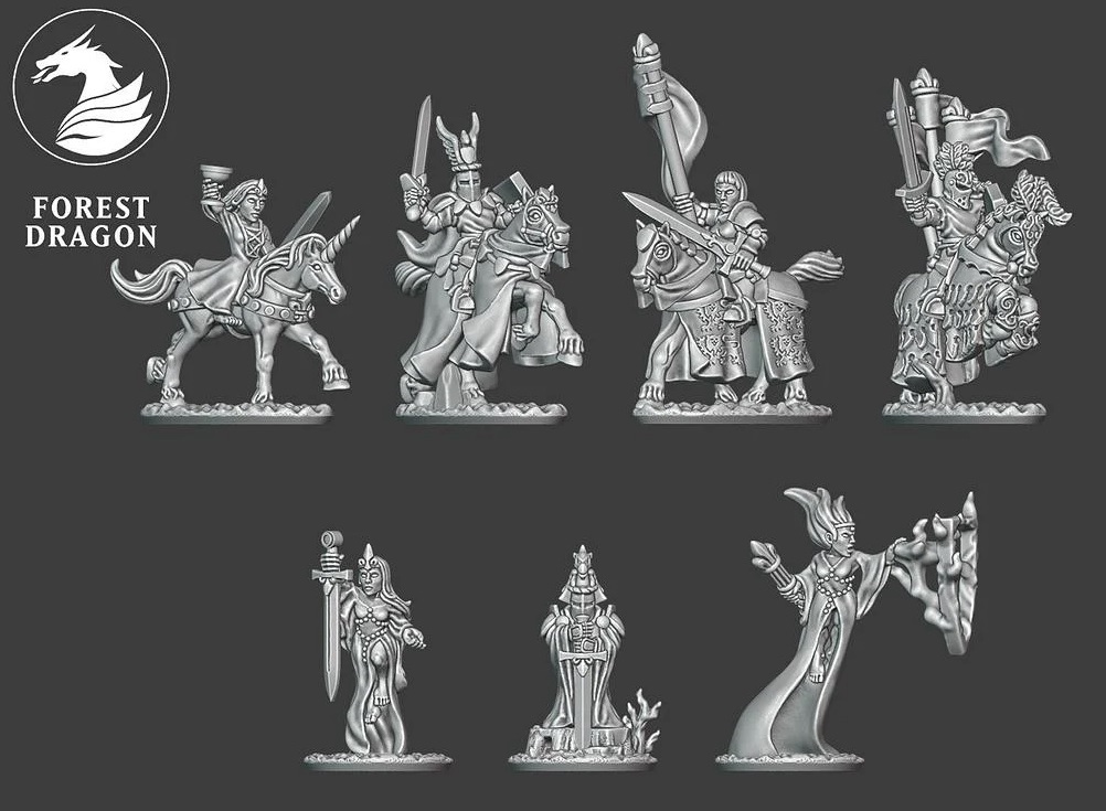 Chivalric Knights - Character Pack