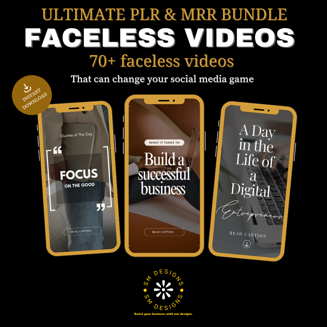 MRR Faceless Instagram Reels Coaching Templates Master Resell Rights ...