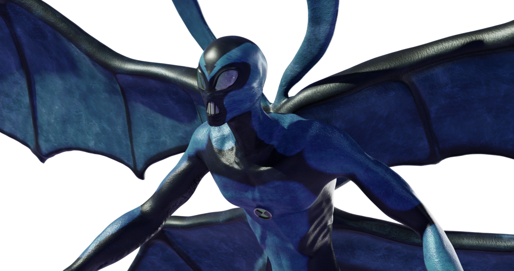 Ben 10 Real Aliens - Big Chill 3D Model.