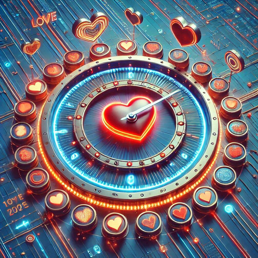 💖 Spark Love Every Second with Our Digital Love Clock 💖