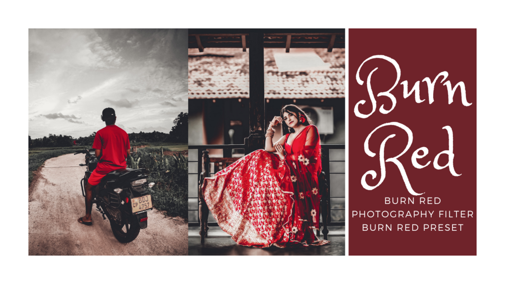 Burn Red Filter - Lifestyle Filters, Influencer Preset, Mobile ...