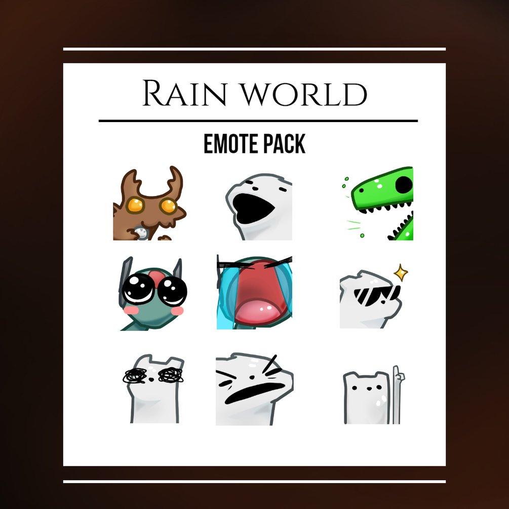 Rain World Emote pack 1