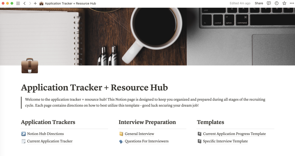 Job Application Tracker + Resource Hub