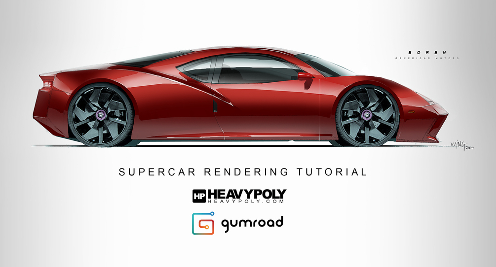 Supercar Rendering Tutorial