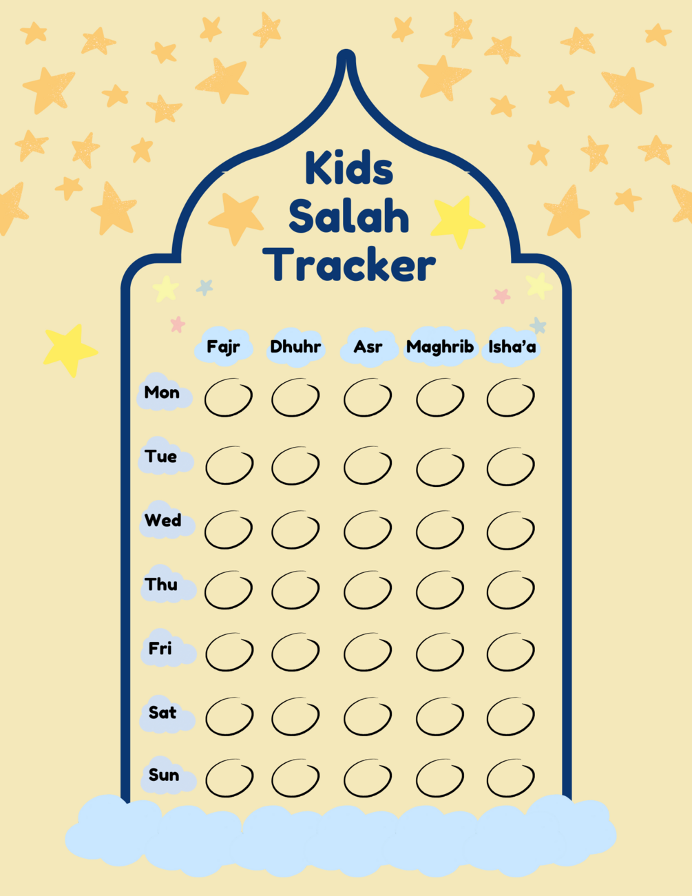Salah Tracker Kids Edition