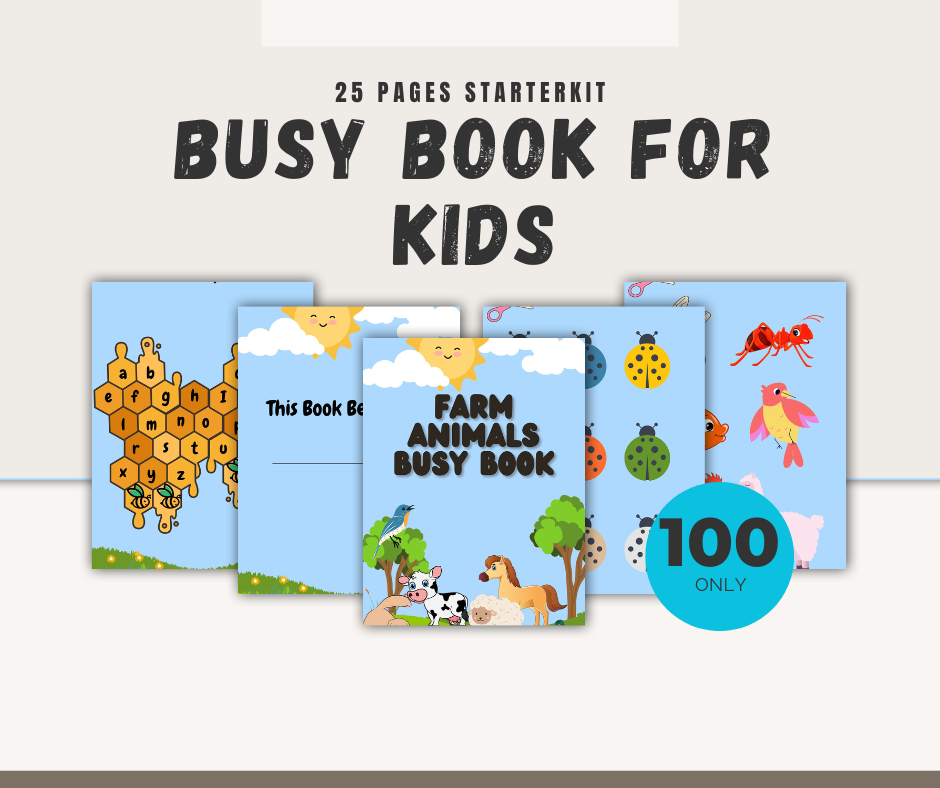 Farm Animals Busy Book: A Comprehensive Learning Tool For Little Explorers
