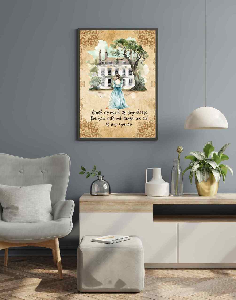 Jane Austen Pride and Prejudice Quote Poster (Printable)