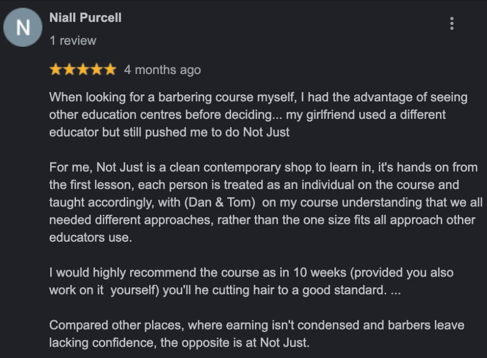 Introduction to Barbering Online Mini-Course