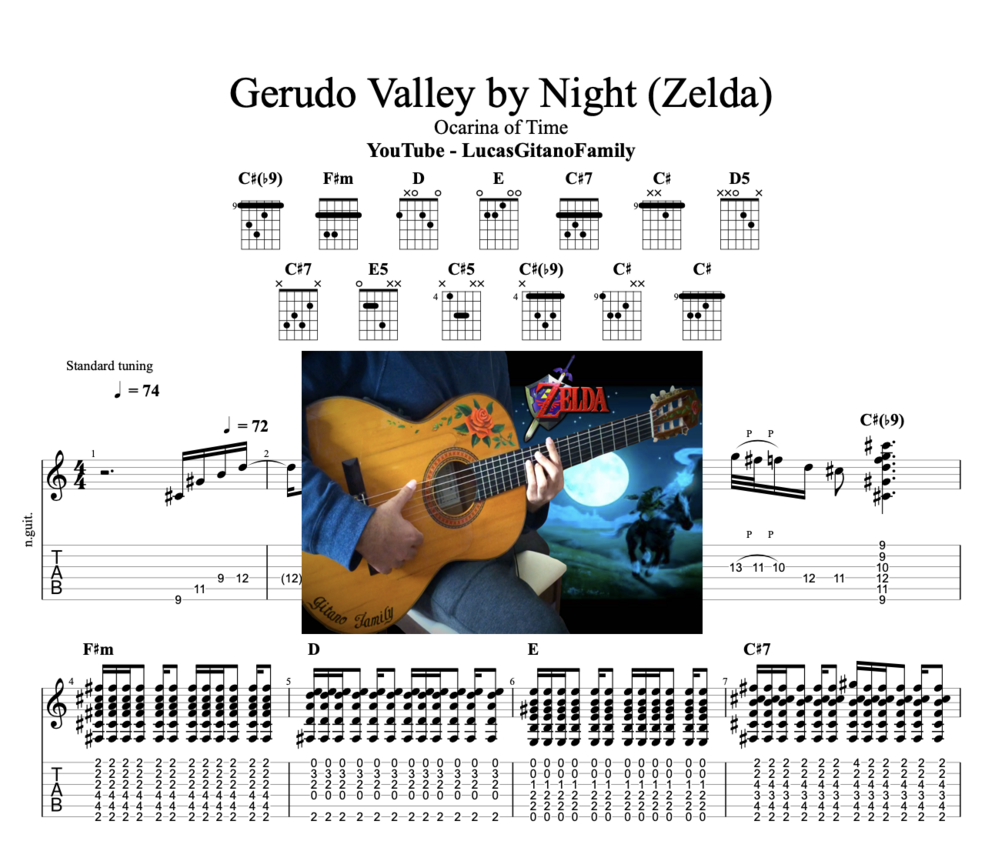 『Gerudo Valley by Night』(Zelda Ocarina of Time)