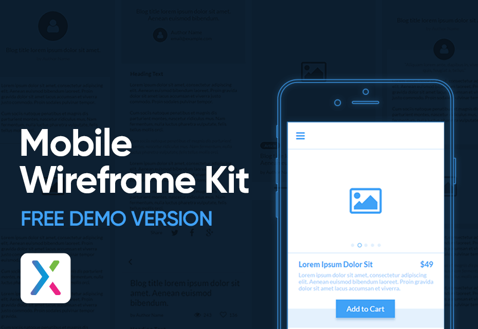 Axure Mobile Wireframe Kit [Free Version]