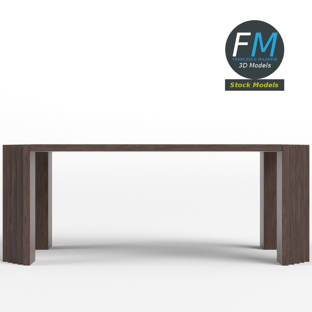 3D MODEL - Table desk 8