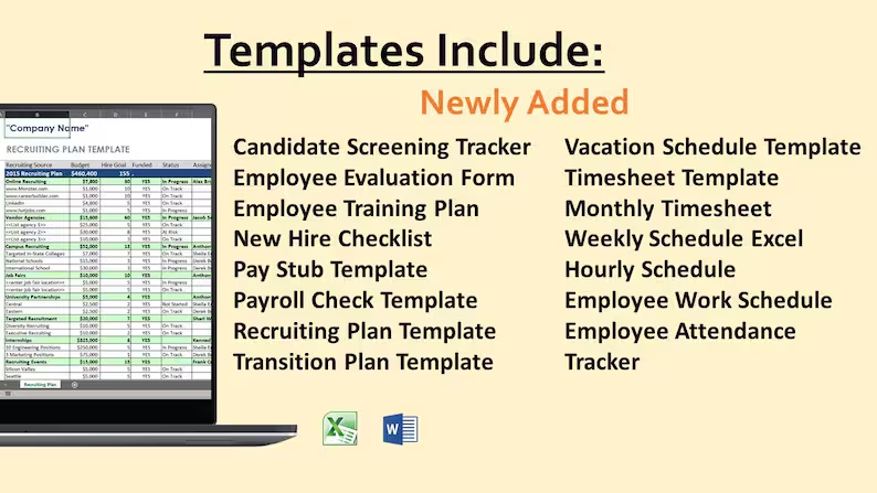 HR Management Template Bundle