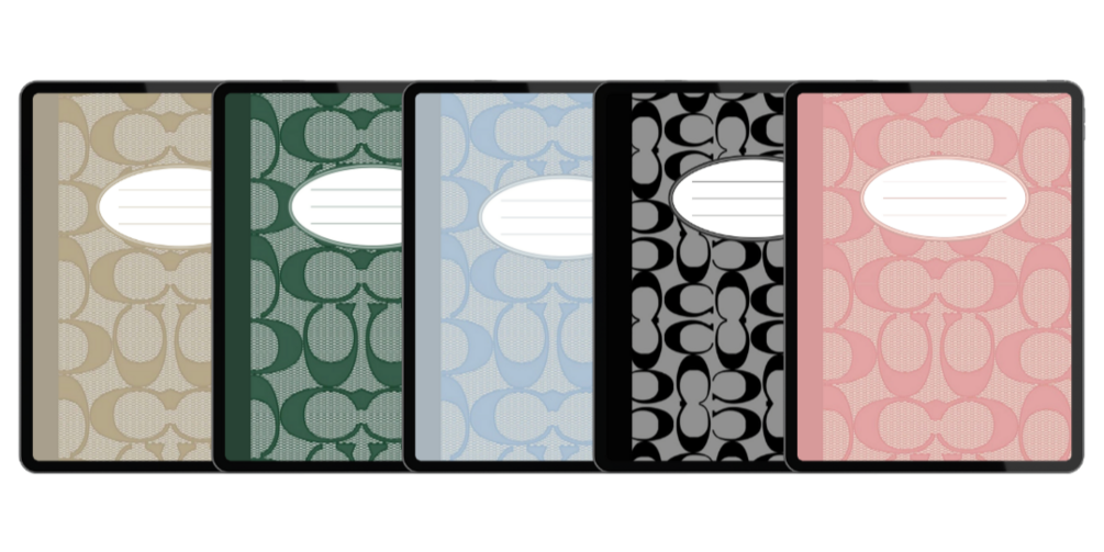 Coach Digital Notebook Covers