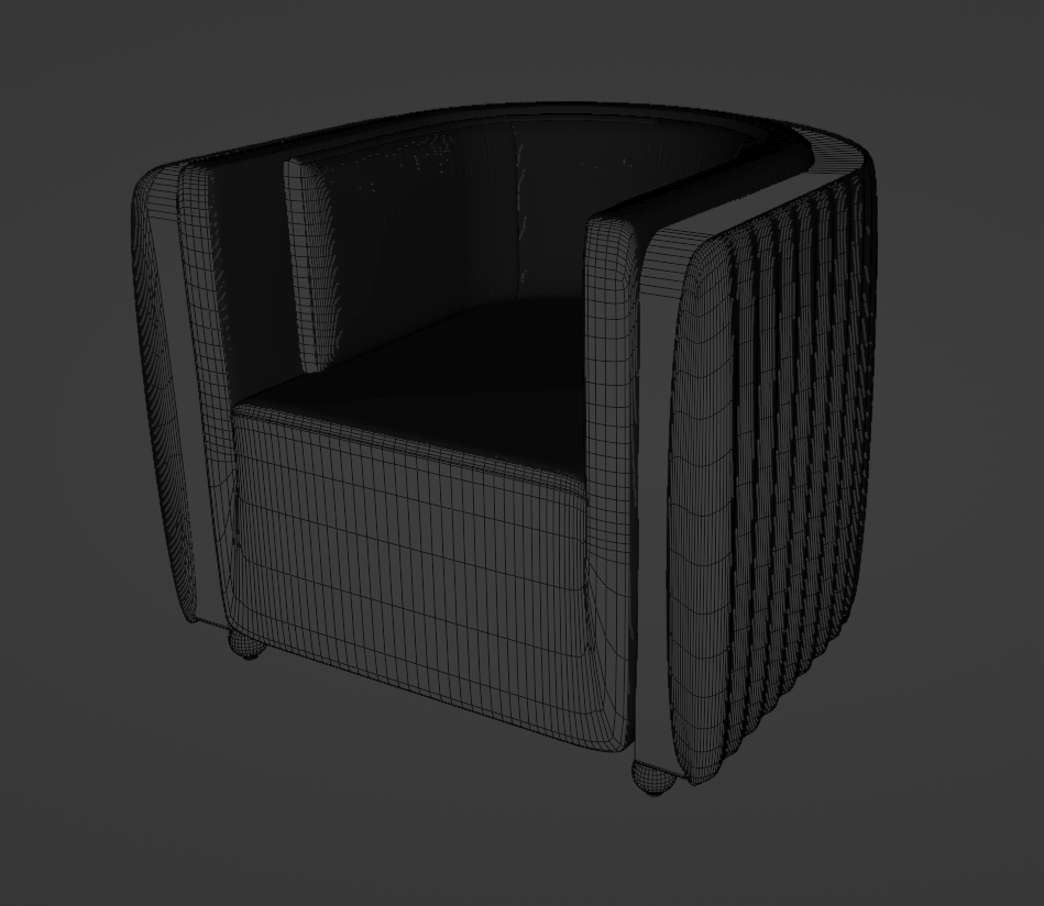 Fancy Armchair for Blender