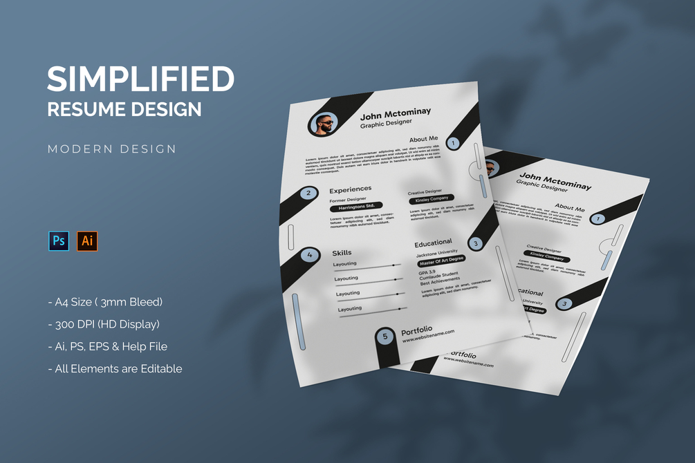 Simplified - Resume Template